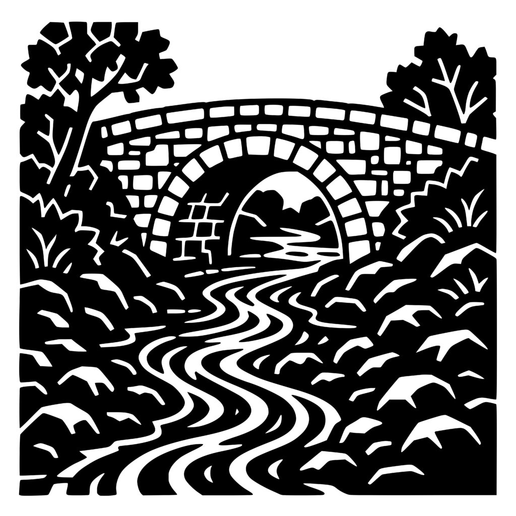 Tranquil River Crossing – Creative Meadow