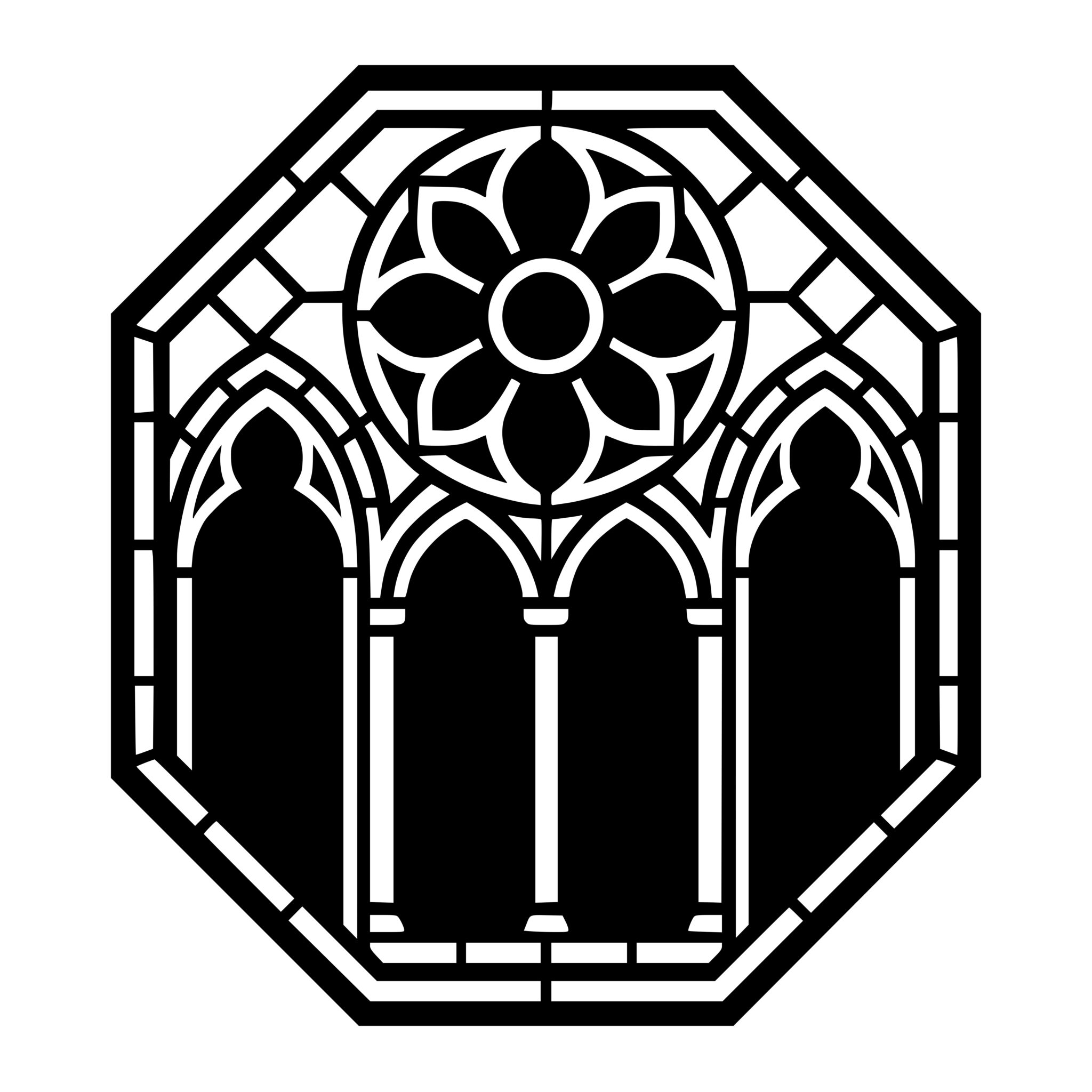 Rosette and Arches Window – Creative Meadow