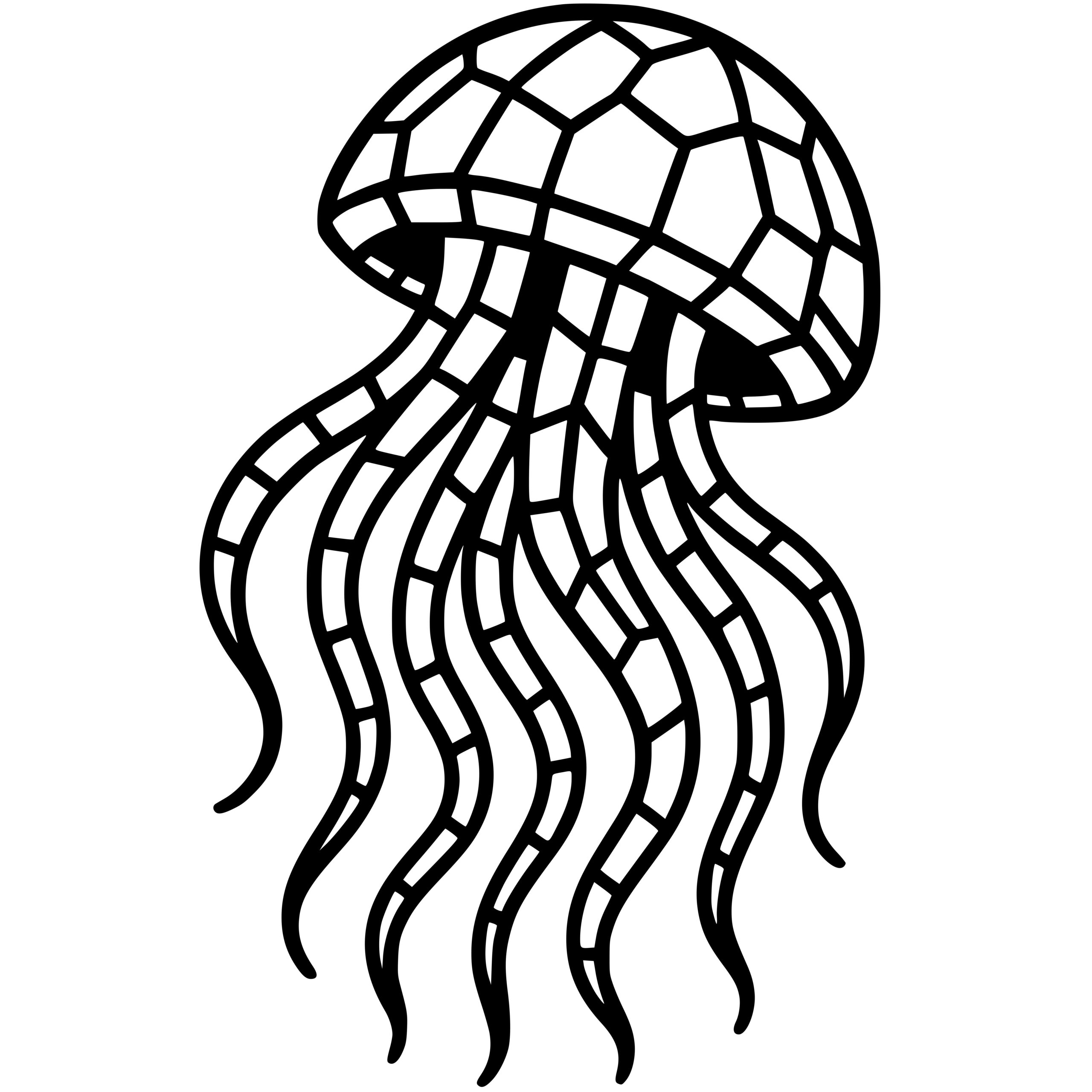 Mosaic Jellyfish Dance – Creative Meadow