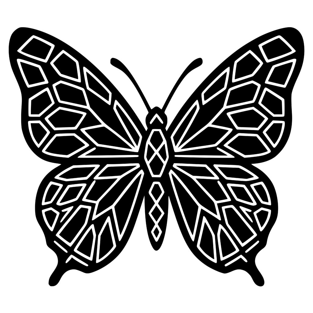 Geometric Winged Insect – Creative Meadow