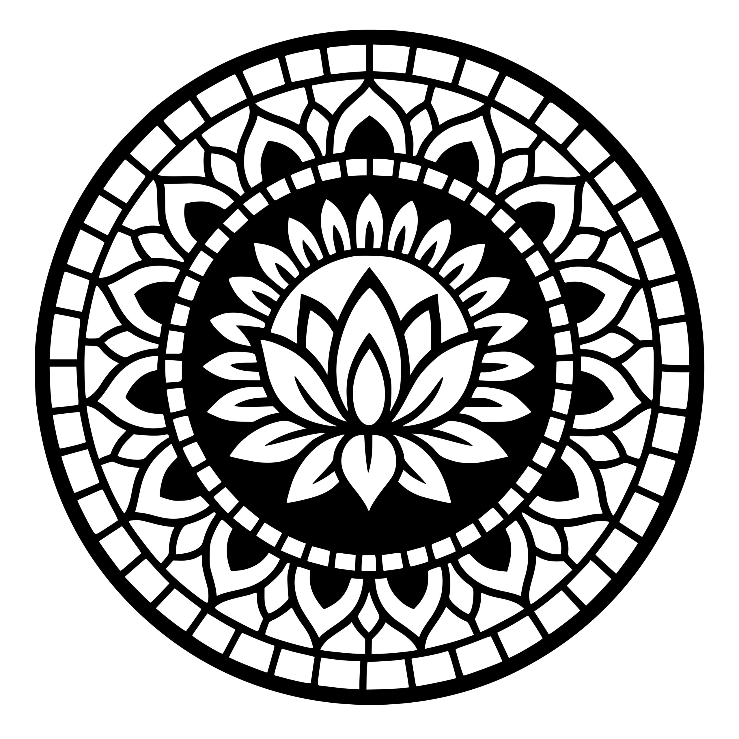 Lotus Mandala Circle – Creative Meadow
