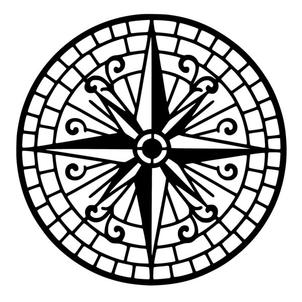 Ornate Compass Star – Creative Meadow