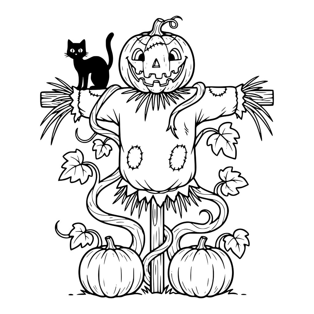 Friendly Pumpkin Guardian – Creative Meadow