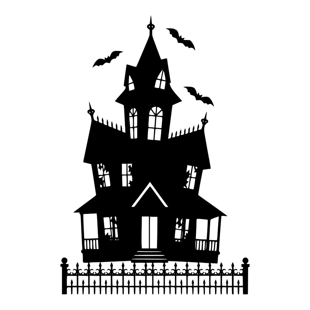 Gothic Bat Castle Design for Cricut, Silhouette, Laser Machines