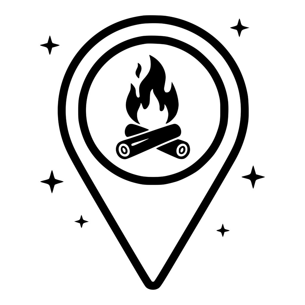 Camping Starfire Pin – Creative Meadow