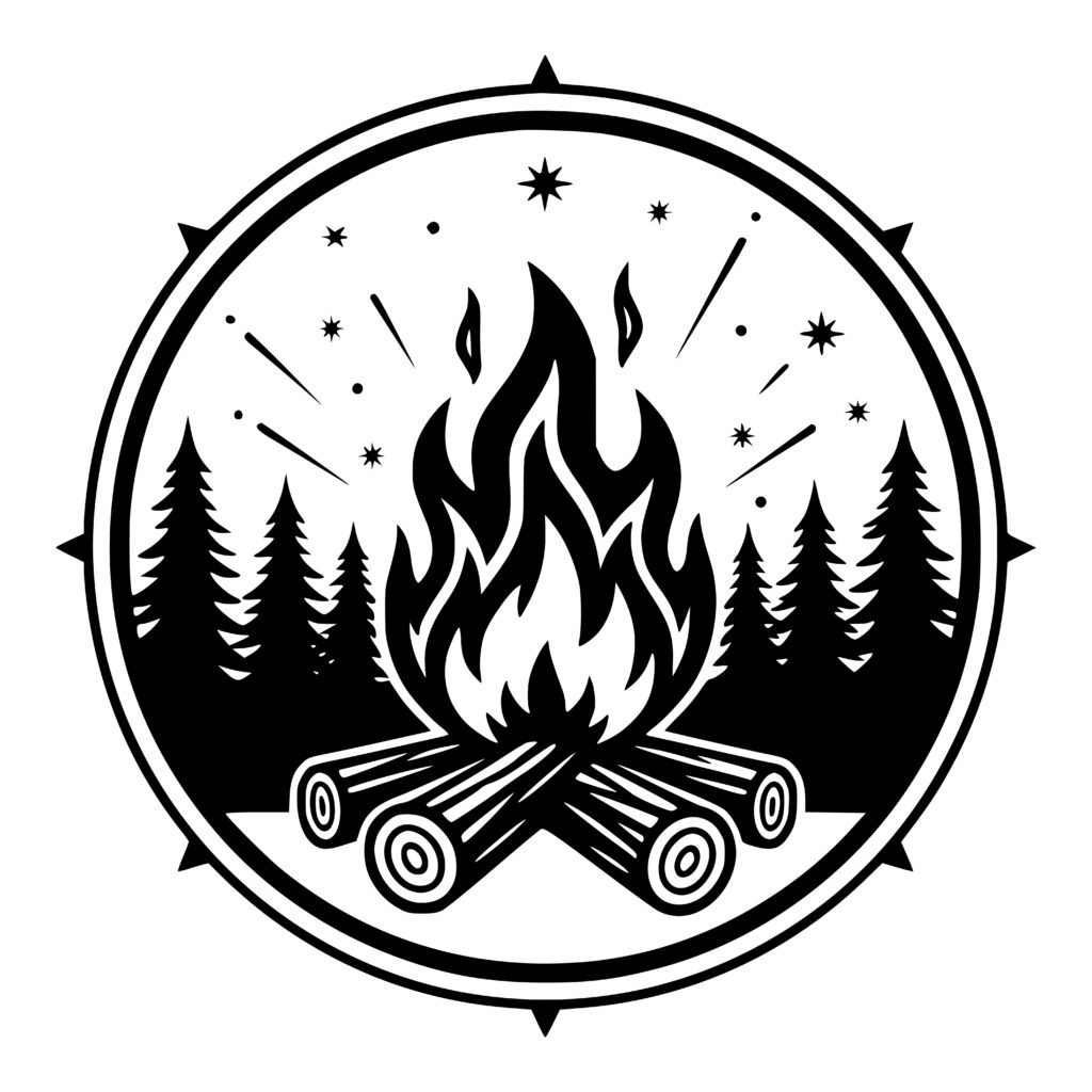 Campfire in the Woods – Creative Meadow