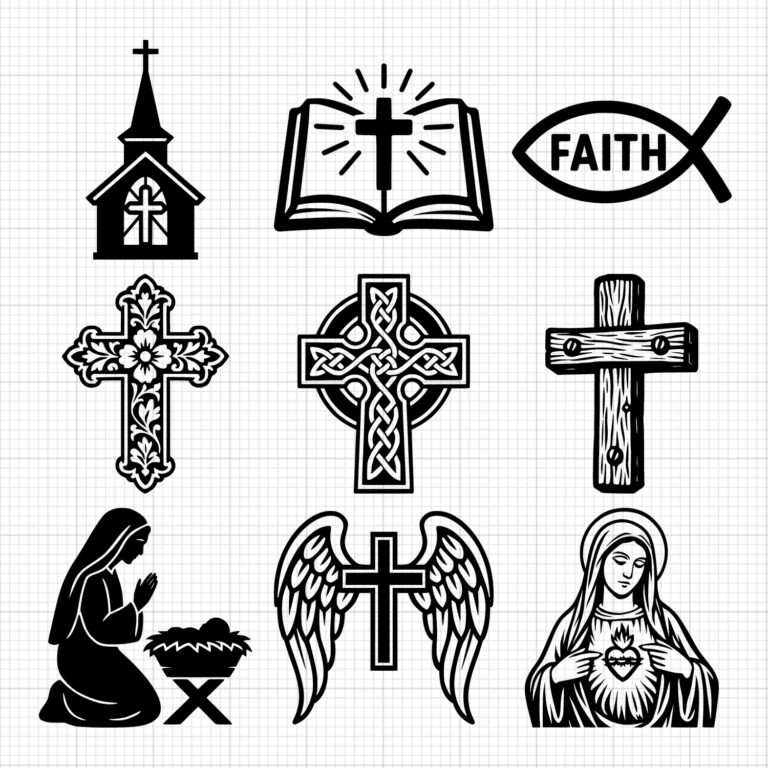 Christianity Bundle – 81 Instant Download Svg Images – Creative Meadow