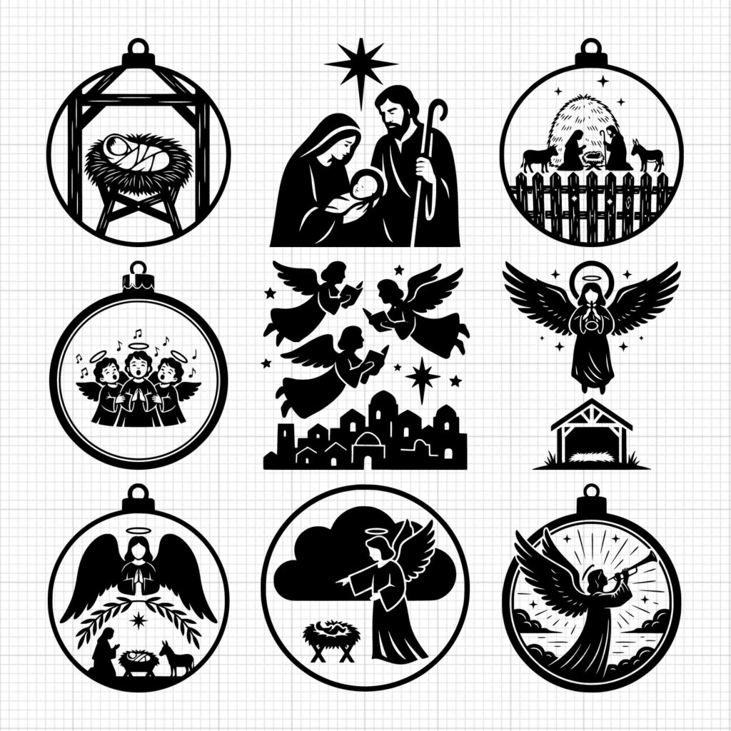 Nativity Bundle – 57 Instant Download Svg Images – Creative Meadow