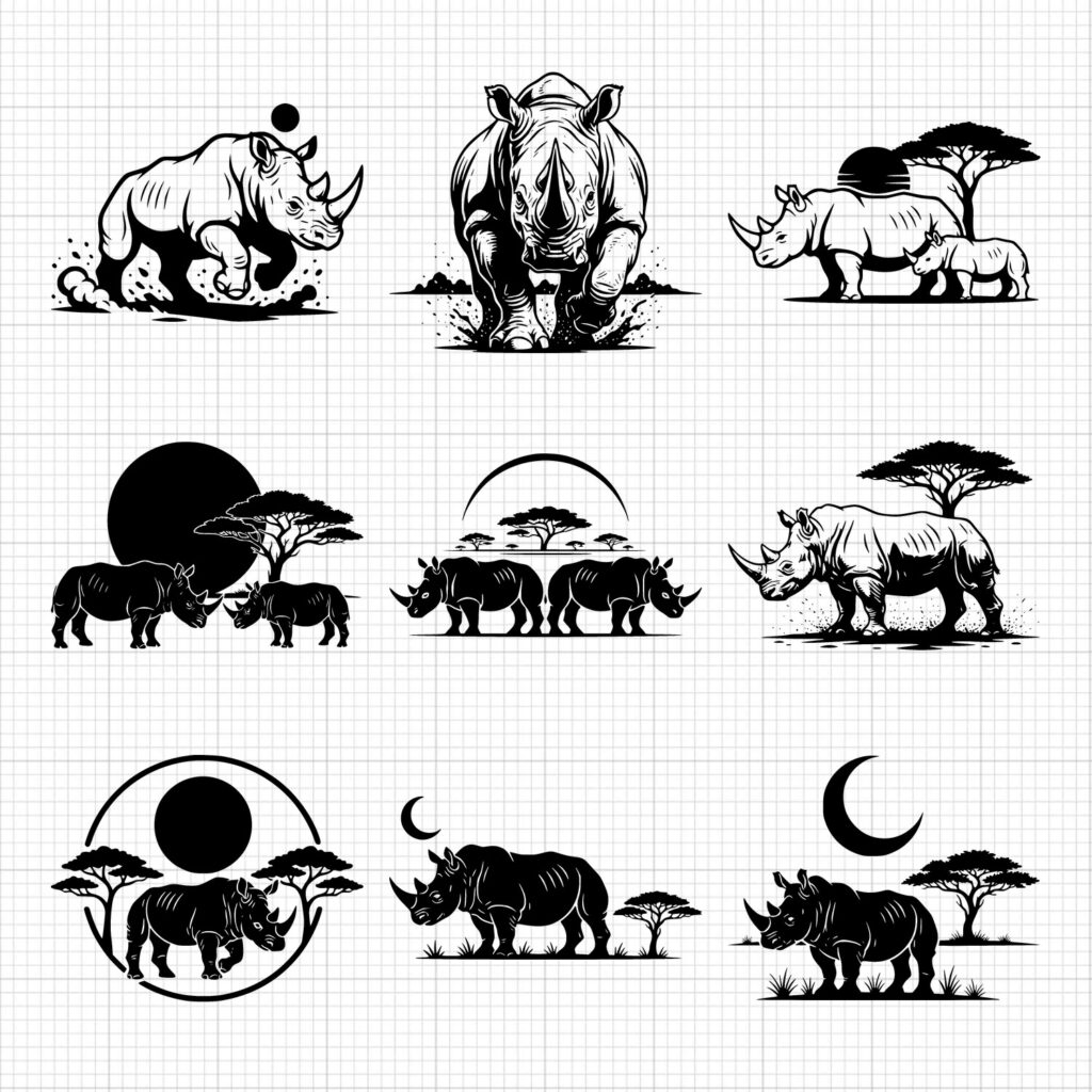 Savanna Wildlife – 50 Instant Download Svg Images – Creative Meadow