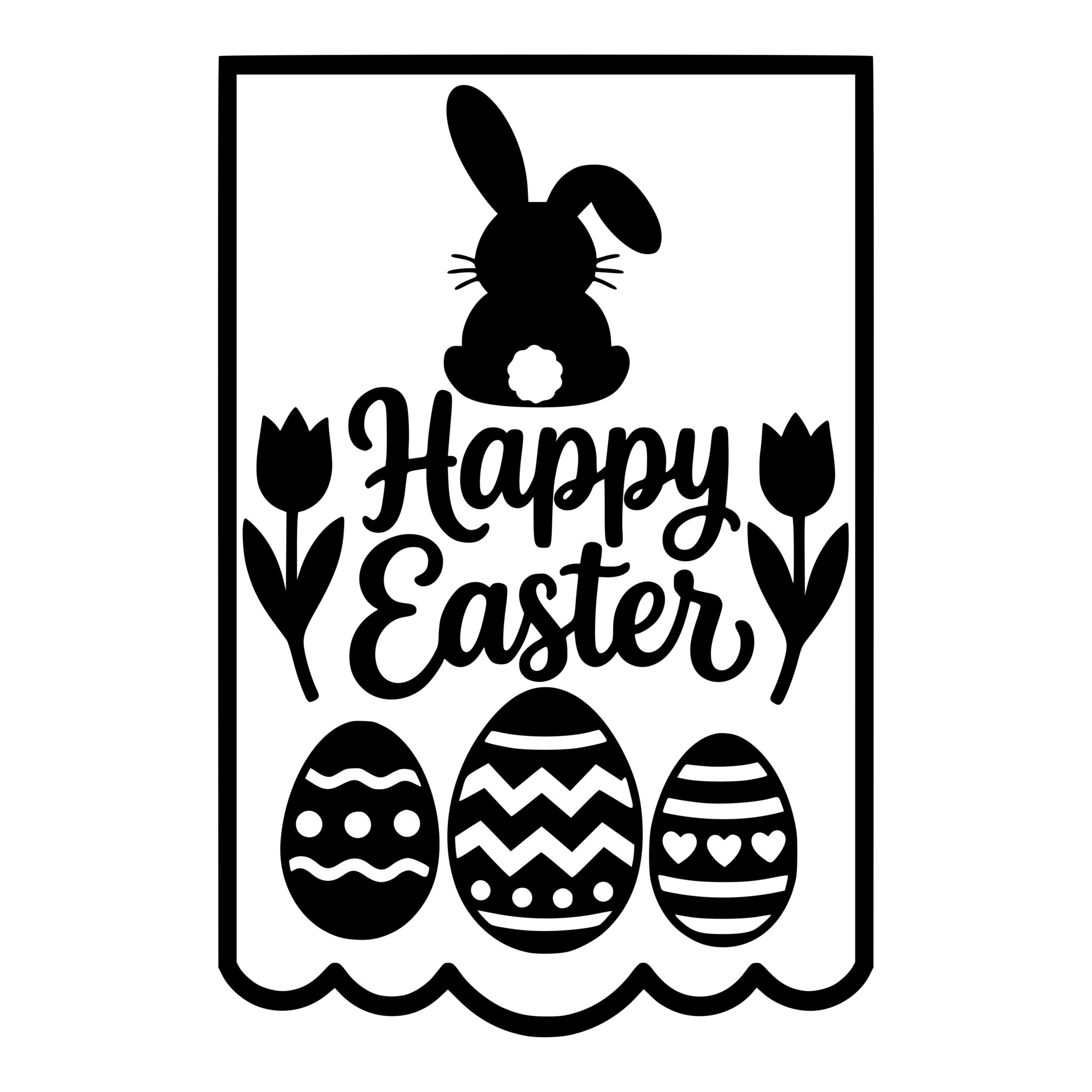 Easter Garden Flag – Creative Meadow